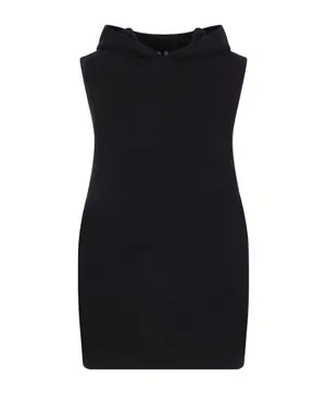 Rick Owens Sleeveless Hooded Knit Top