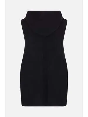 Rick Owens Sleeveless Hooded Knit Top