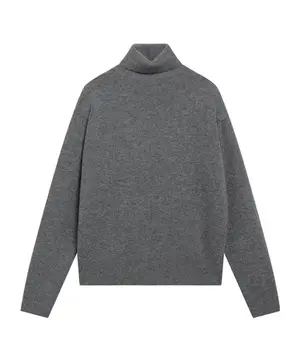 THE FRANKIE SHOP Turtleneck Sweater With Shoulder Pads