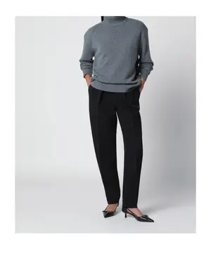 THE FRANKIE SHOP Turtleneck Sweater With Shoulder Pads