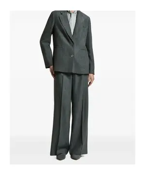 Peserico Glitter-effect Pinstripe Blazer