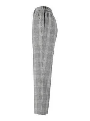 Peserico Check Pattern Trousers