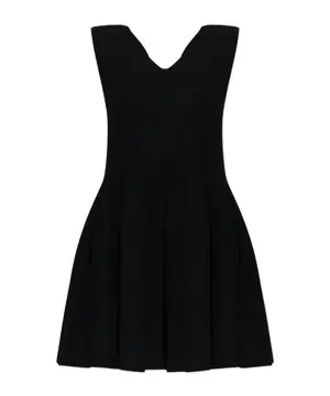 LISA YANG Wrenley V-neck Sleeveless Mini Dress