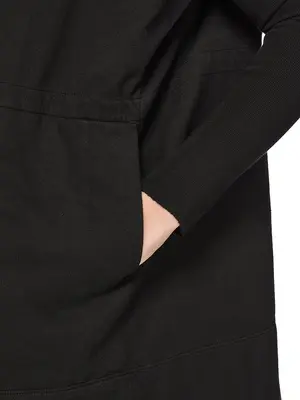 Rick Owens Asymmetric Zip Funnel Neck Sweatshirt