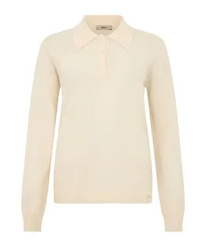 Herno Button-collar Knit Top