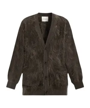 LISA YANG Devean Brushed Knit Cardigan - Brown