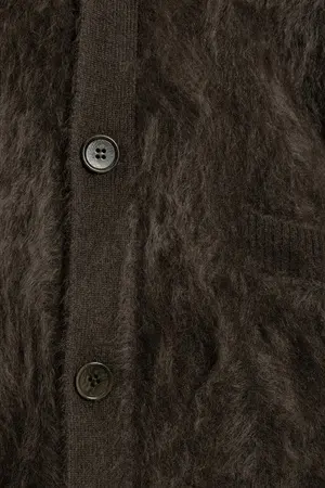 LISA YANG Devean Brushed Knit Cardigan