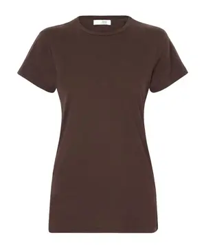 NILI LOTAN Dark Crewneck Shortsleeve Tshirt