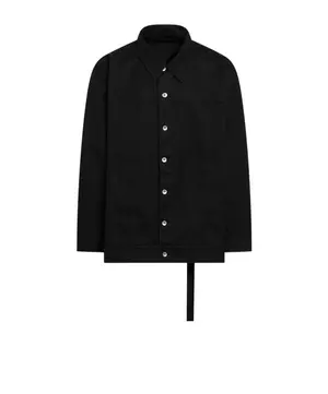 Rick Owens Jumbo Worker Jacket - Black