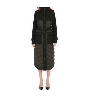 Patrizia Pepe Quilted Panelled Coat