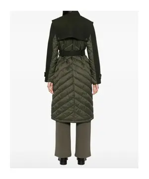 Patrizia Pepe Quilted Panelled Coat