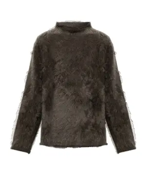 LISA YANG Teis Brushed Sweater - Brown