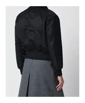 THE FRANKIE SHOP Short Storm Technical Fabric Bomber Jacket