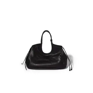 Miu Miu Nappa Leather Shopping Bag - Black