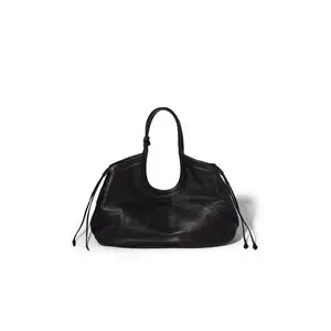 Miu Miu Nappa Leather Shopping Bag - Black