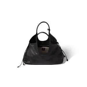 Miu Miu Nappa Leather Shopping Bag - Black