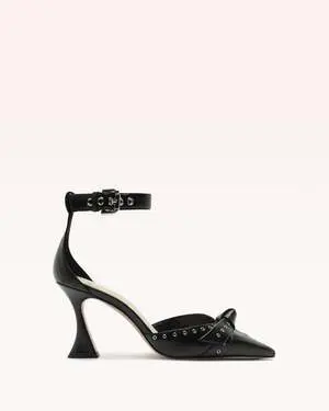ALEXANDRE BIRMAN Clarita Buckle Mini Eyelet 85 Heeled Sandals