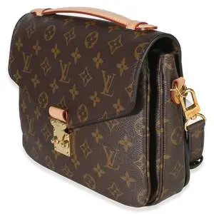 LOUIS VUITTON Monogram Canvas Pochette Metis - Brown