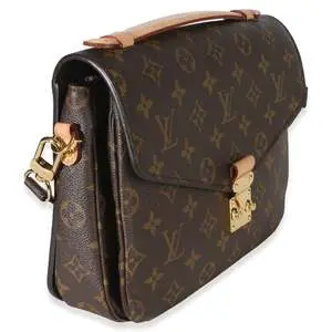 LOUIS VUITTON Monogram Canvas Pochette Metis - Brown