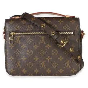 LOUIS VUITTON Monogram Canvas Pochette Metis - Brown