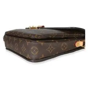LOUIS VUITTON Monogram Canvas Pochette Metis - Brown