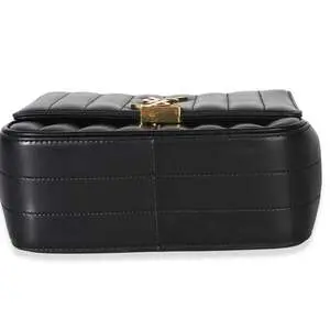 Saint Laurent Lambskin Matelassé Monogram Vicky Chain Bag