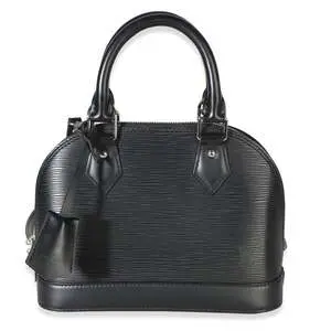 LOUIS VUITTON Epi Alma Bb Leather Handbag - Black