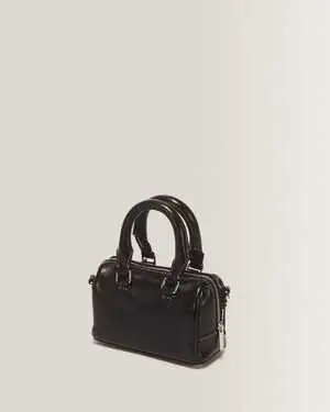 Dr. Martens Mini Top Handle Bag In Milled Gloss Leather