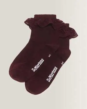 Dr. Martens Frill Organic Cotton Blend Socks - Red