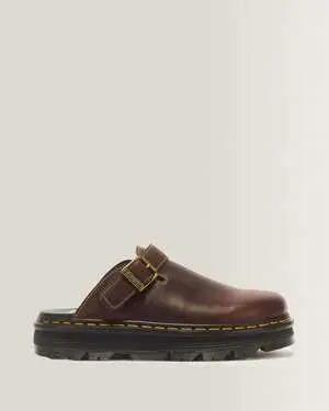 Dr. Martens Yellow Stitching Mules