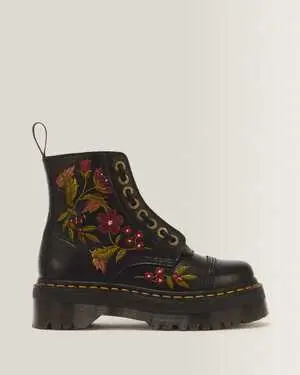 Dr. Martens Floral Platform Boots