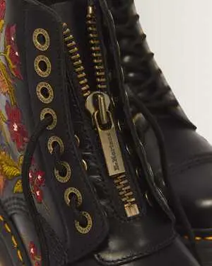Dr. Martens Sinclair Floral Leather Lace-up Boots
