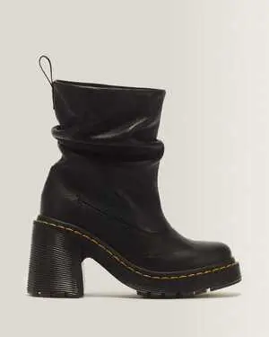 Dr. Martens Kasey Lo Virginia Leather Heeled Boots