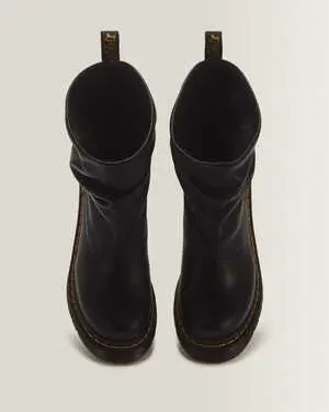 Dr. Martens Kasey Lo Virginia Leather Heeled Boots