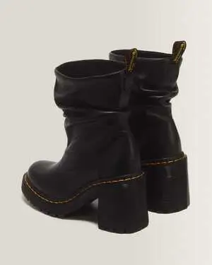Dr. Martens Kasey Lo Virginia Leather Heeled Boots