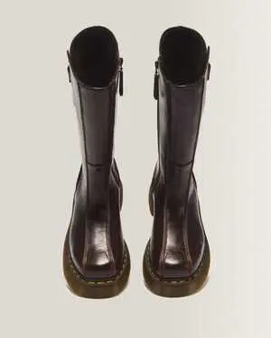 Dr. Martens Buzz Hi Gloss Leather Boots