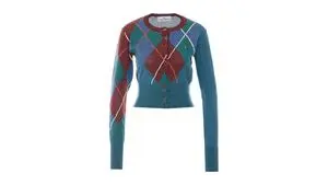 VIVIENNE WESTWOOD Argyle Cropped Cardigan