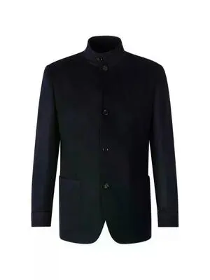 LARDINI Mandarin Collar Cashmere Jacket