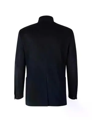 LARDINI Mandarin Collar Cashmere Jacket