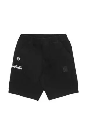 AAPE BY *A BATHING APE Moonface Cargo Shorts - Black