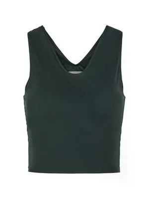SPENCE Cosmic Racer V-neck Tank Top - Green