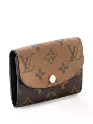 LOUIS VUITTON Rosalie Coin Purse Reverse Monogram Canvas Pouch - Brown