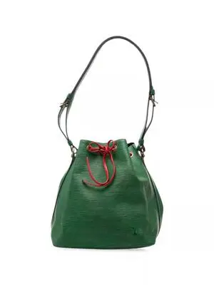 LOUIS VUITTON 1994 Epi Petit Bicolor Noe Bucket Bag - Green