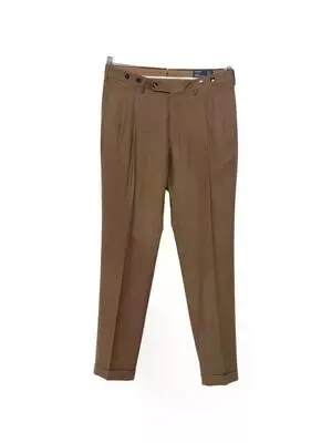 BERWICH Pleated-detail Turn-up Tailored Trousers