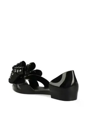 Melissa Floral-print Bow Detail Sandals