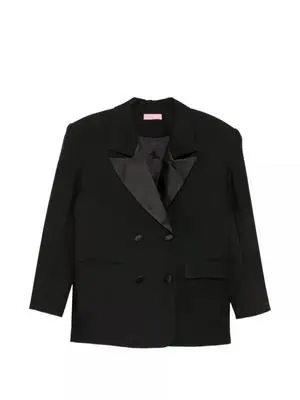 TWENTY FOURHAITCH Double-breasted Peak-lapel Jacket