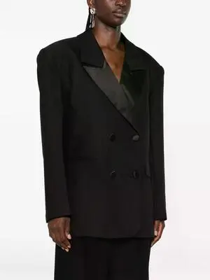 TWENTY FOURHAITCH Double-breasted Peak-lapel Jacket