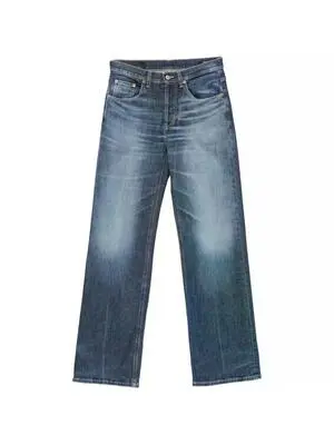 DONDUP Faded Straight-leg Jeans - Blue