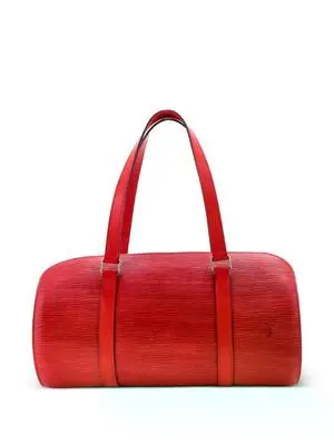 LOUIS VUITTON Soufflot Epi Leather Handbag - Red