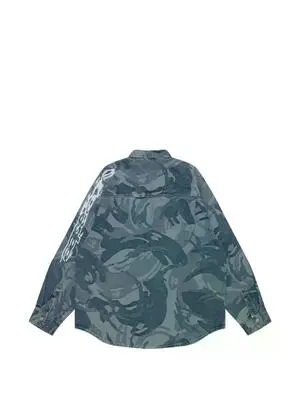 AAPE BY *A BATHING APE Moonface Camo-print Shirt